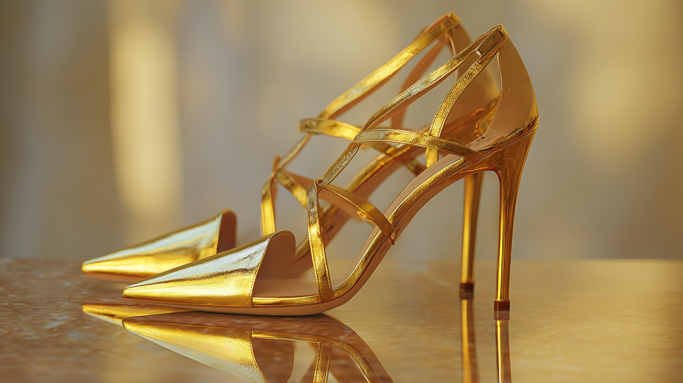 Bcbg Gold Heels - Bcbgeneration